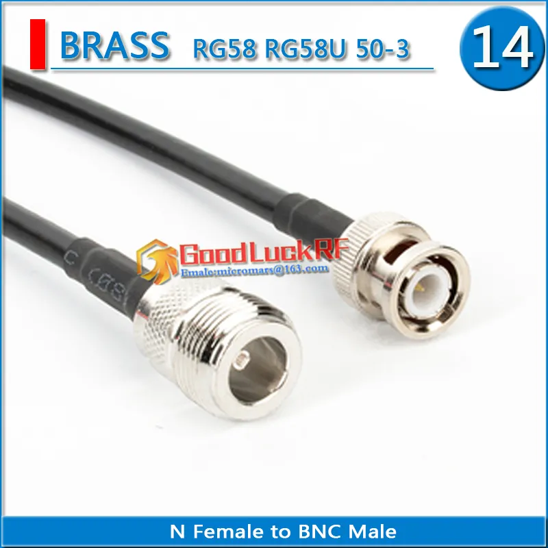 DHgate.com:Upgraded RG58 Pigtail Jumper Cable Kit - N Female SMA BNC TNC UHF N Male & Female Q9 ...