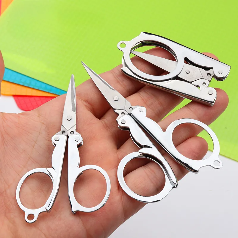 Mini Foldable two scissors for Travel, Embroidery, and Tailoring ...