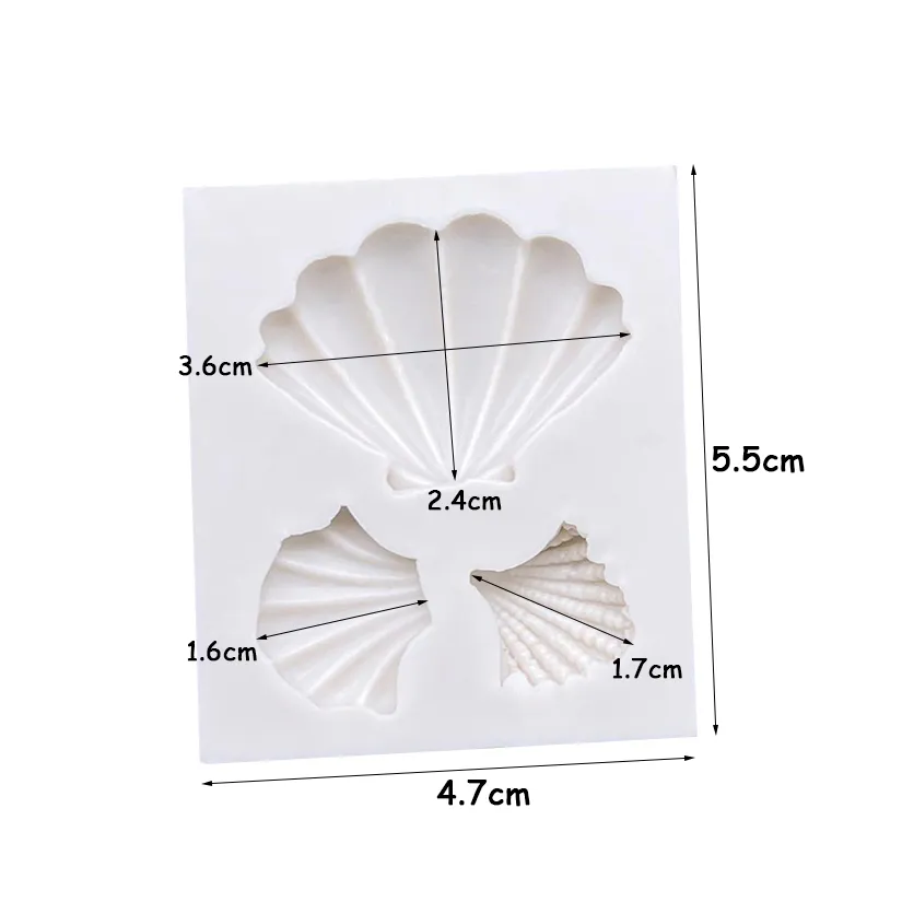 DHgate.com:Shell Pearl Silicone Mold | 6 Pcs Cupcake Baking Mold ...