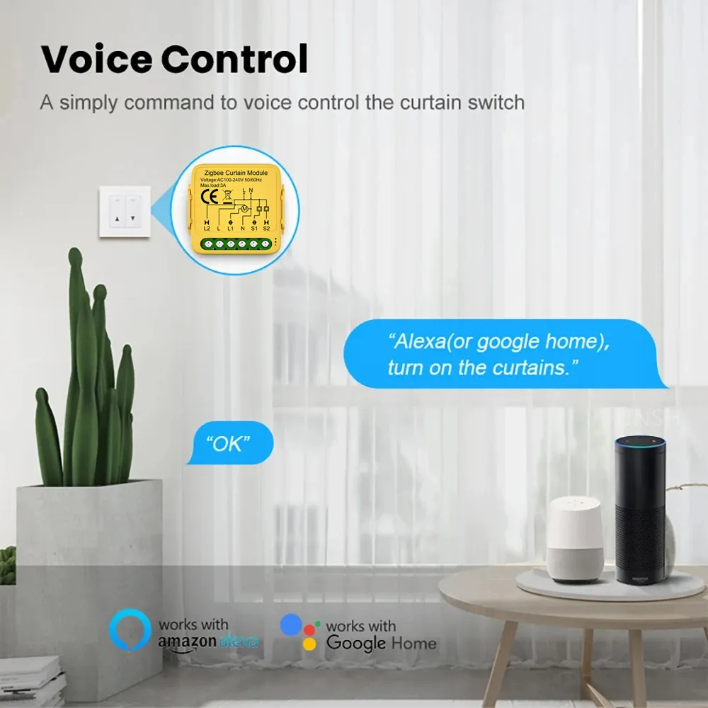 DHgate.com:"Smart Curtain Switch: ZigBee WiFi Module for Electric ...