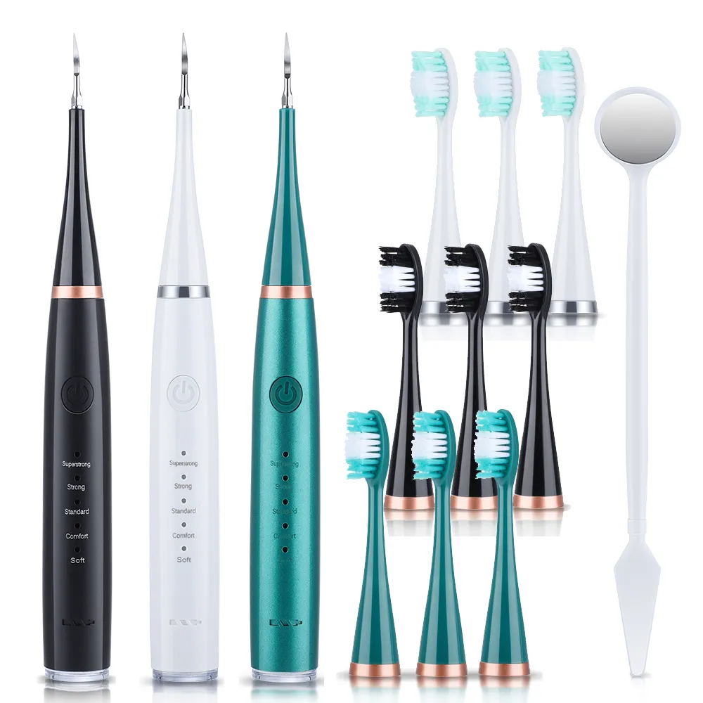 Electric Dental Scaler Tartar Plaque Remover Kit For Teeth Whitening ...