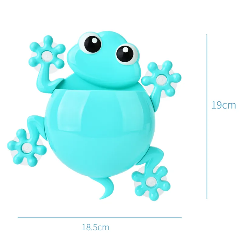 DHgate.com:3-Pack Cute Frog Toothbrush Holder Family Set, Non-Marking ...