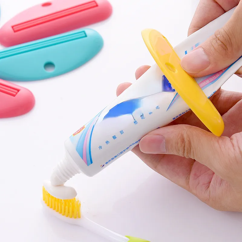 Toothpaste Squeeze Tube Cream Dispenser: Simple Plastic Toothpaste ...