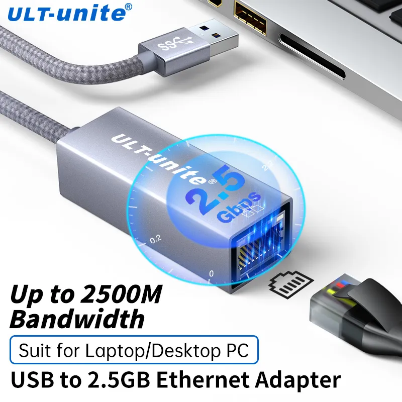 Usb Rj45 Adapter: Fast 2.5 Gbps Ethernet Adapter, USB 3.0 to RJ45 ...