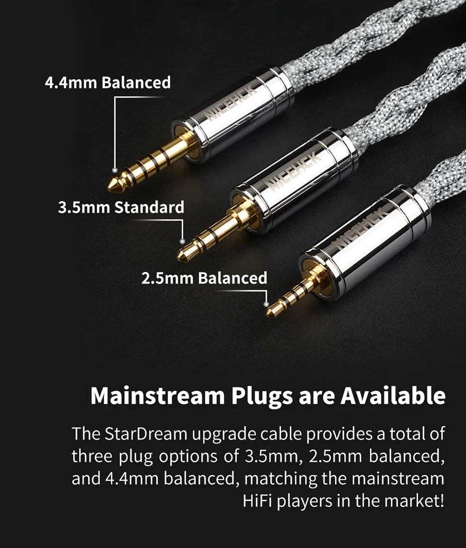 NiceHCK StarDream 6N OCC Copper Earphone Cable MMCX 2Pin for HOLA Zero ...