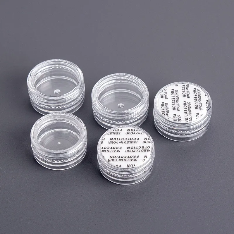 DHgate.com:50pcs 2-5g Clear Sample Jars, Mini Plastic Cosmetic ...