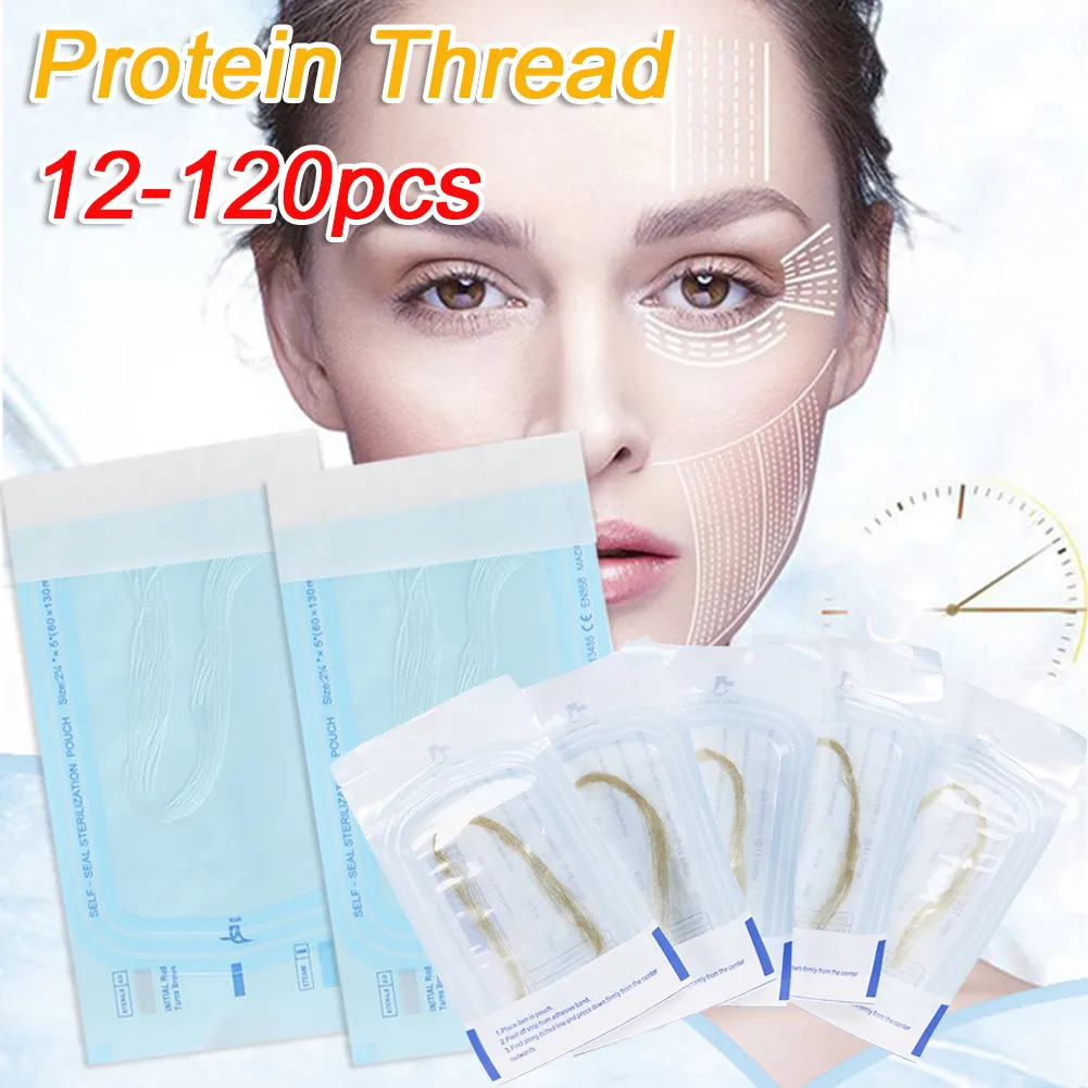 DHgate.com:120pcs Silk Fibroin Line Carving Protein Kit: Anti-Aging ...