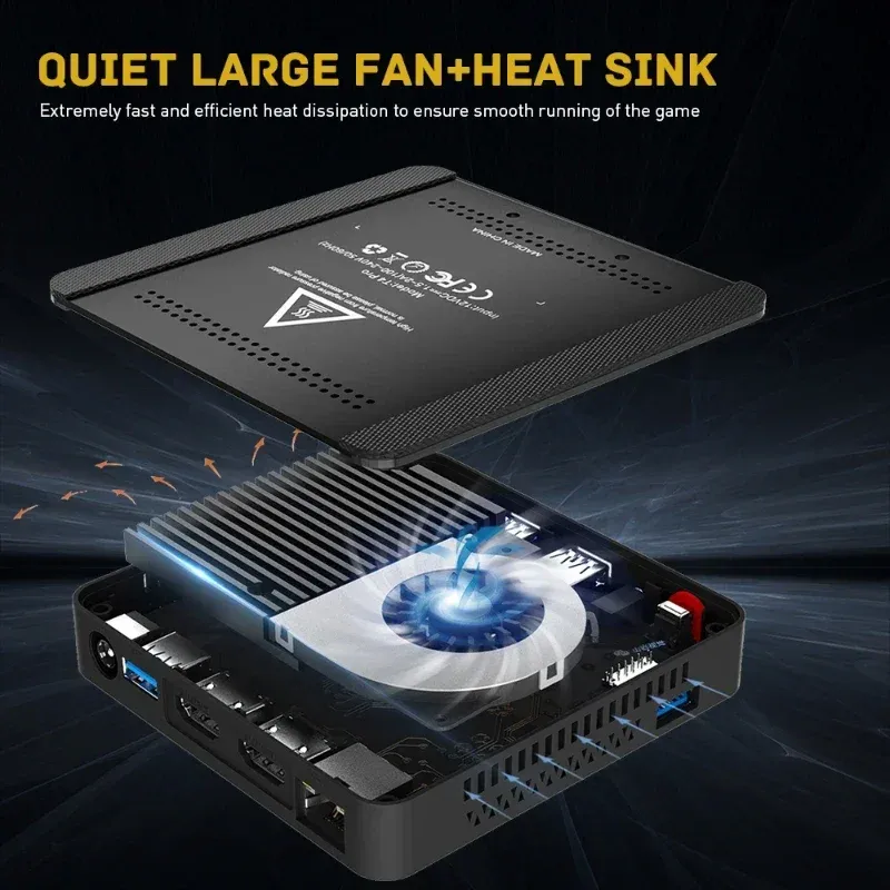Plug-and-Play Ultimate Retro miniature pc with 120000+ Games, 2TB ...