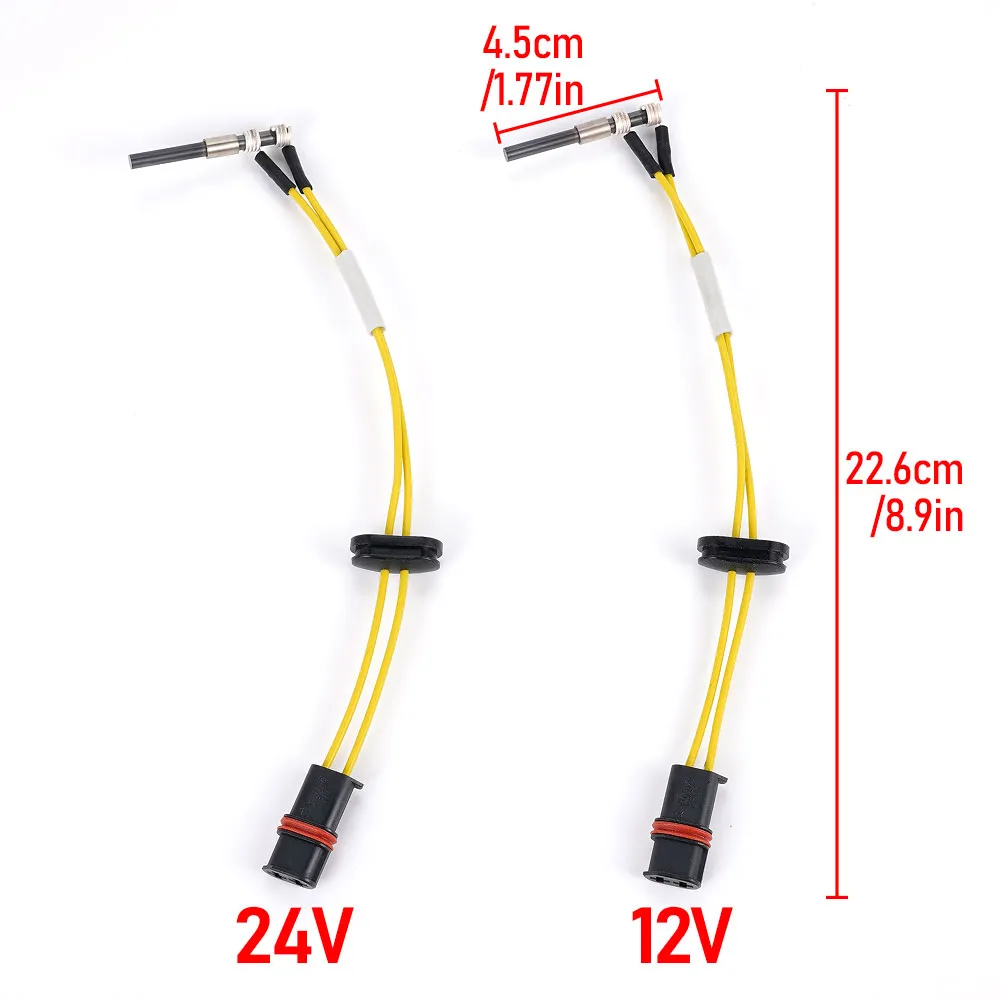 12V Truck Heater Ceramic Pin Glow Plug 3KW/5KW Replacement For Air ...