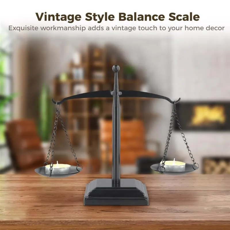 Vintage Style Metal Balance Scale Decorative Antique Weight Balancing ...