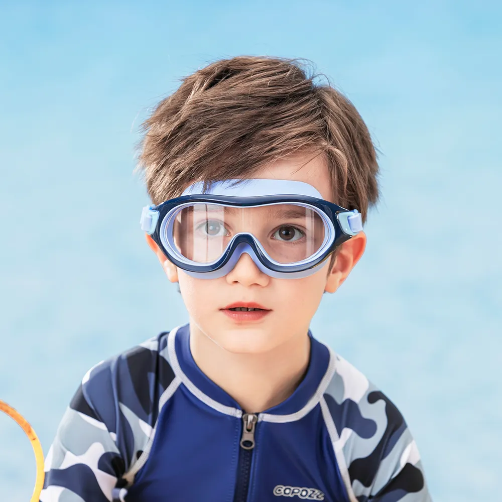 COPOZZ Professional Big Frame Kids Swimming swimming goggles - Anti-Fog ...
