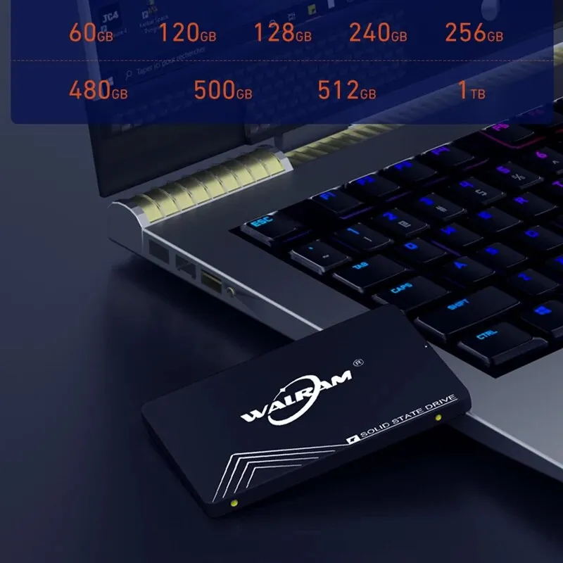 WALRAM 2.5 SATA3 Internal Solid State Drive SSD 120GB 128GB 240GB 256GB ...