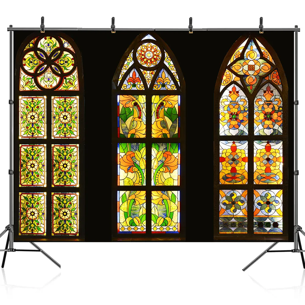 DHgate.com:Stained Glass Window Church Pentecost Photo Backdrop for ...