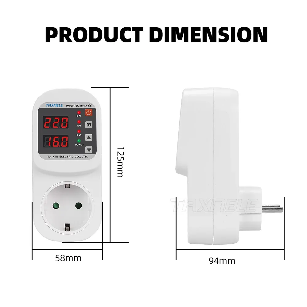 Wholesale Under Voltage Surge Protector Socket Internet Adjustable 16A ...