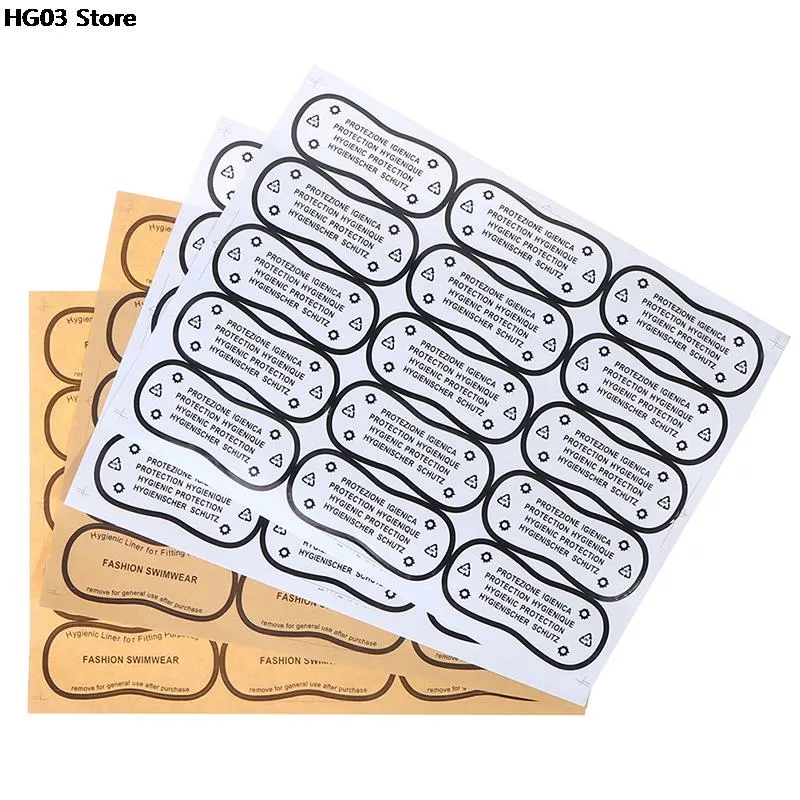 400-Piece Clothing Adhesive Labeling Stickers Bikini Underwear Hygiene ...