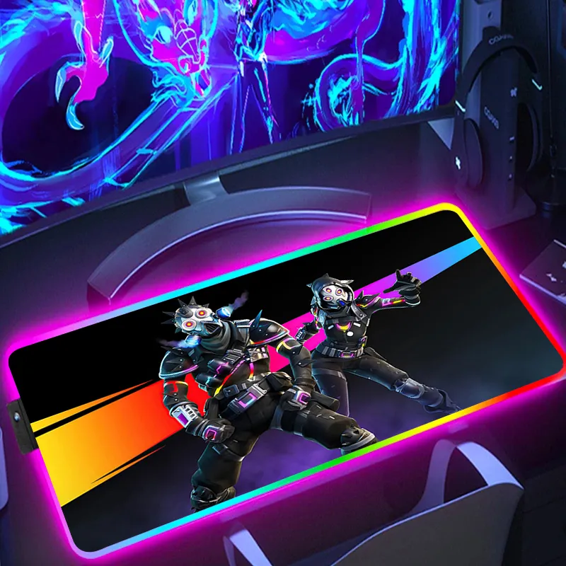 RGB Gaming Mouse Pad, XL Extended Gamer Keyboard Mousepad With ...