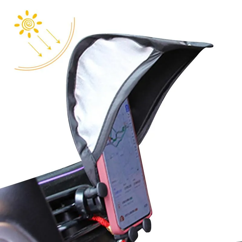 Universal Phone Sun Hood | Anti-Glare Phone Shade | Hands-Free Phone ...