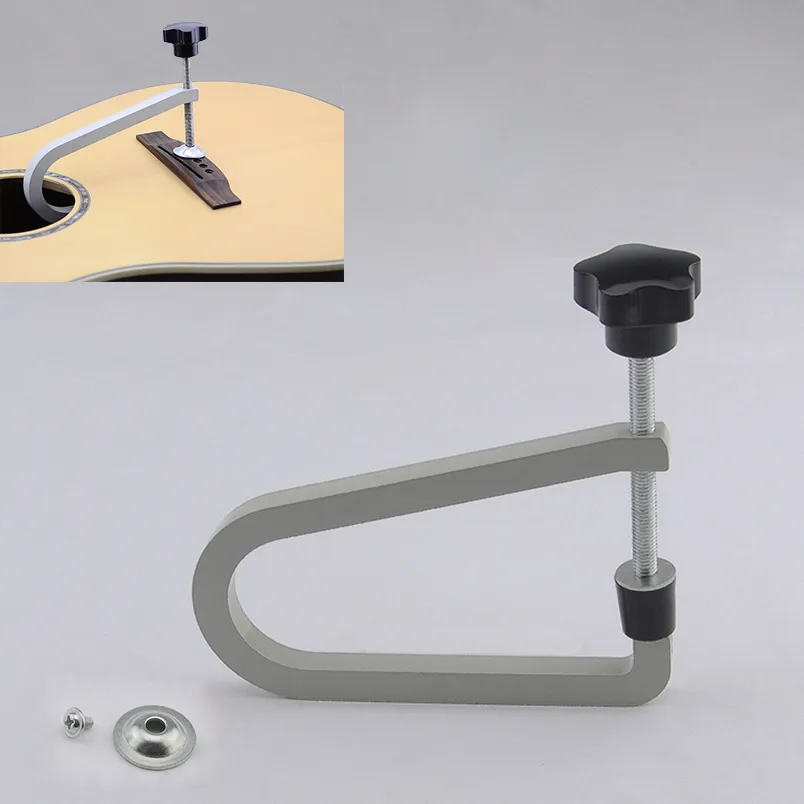 Acoustic Guitar Bridge Clamp Deep Throat C Clamp / Cast Steel Guitar ...