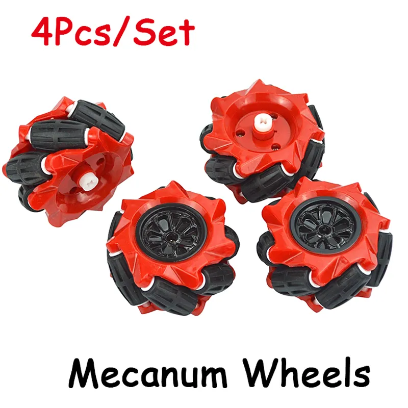 Omnidirectional Mecanum Wheels For EV3 Robotics Building Blocks, DIY ...
