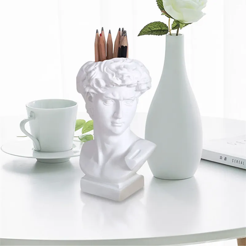 2024Retro Resin Pen Holder, Desktop Organizer, School Supplies, Office ...