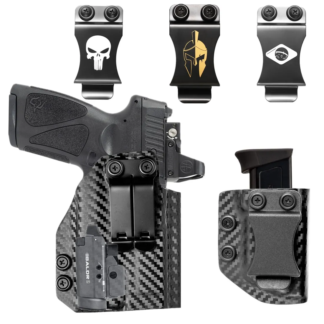 Kydex Internal Holster For Taurus G3 TORO With Olight Baldr S PL Mini ...