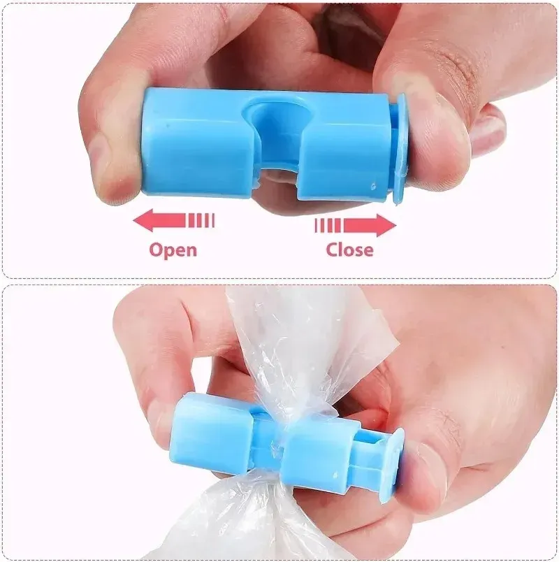 Plastic squeeze clips store
