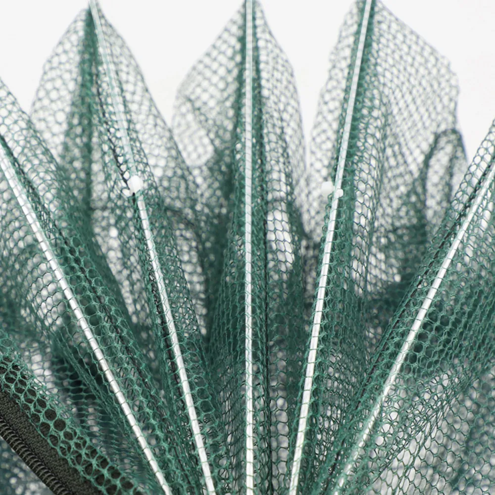 Folding Mesh bait net for Crayfish, Crab, Shrimp, and Smelt Traps ...