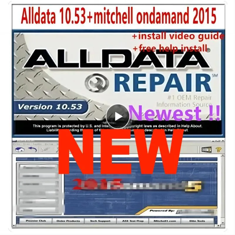 Automotive Repair Software Bundle: Alldata 10.53 & Mitchell On Demand 5 ...