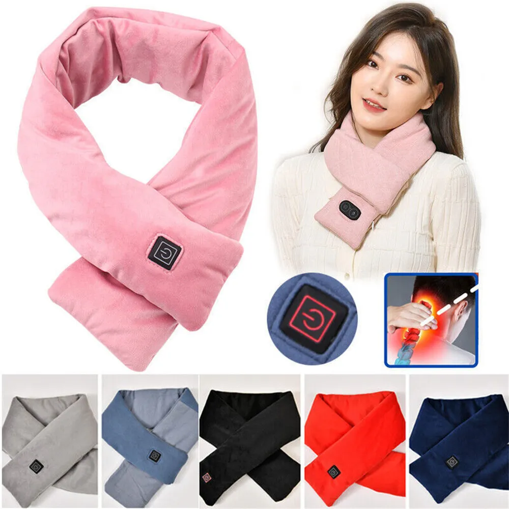 Electric Heated Scarf Neck Wrap: Comfortable Warm Neck Heating Pad with ...