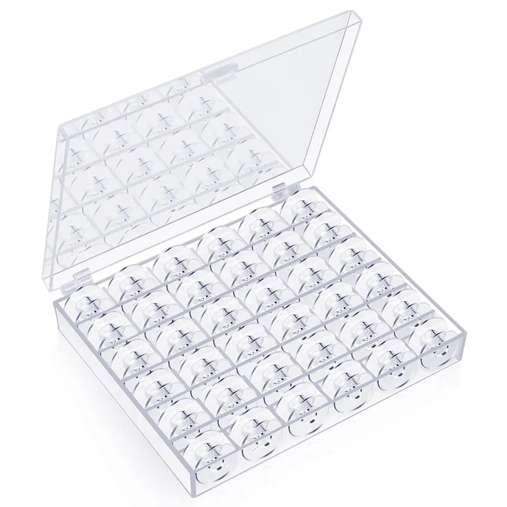 DHgate.com:36 Compartment Transparent Plastic Thread Organizer Box for ...