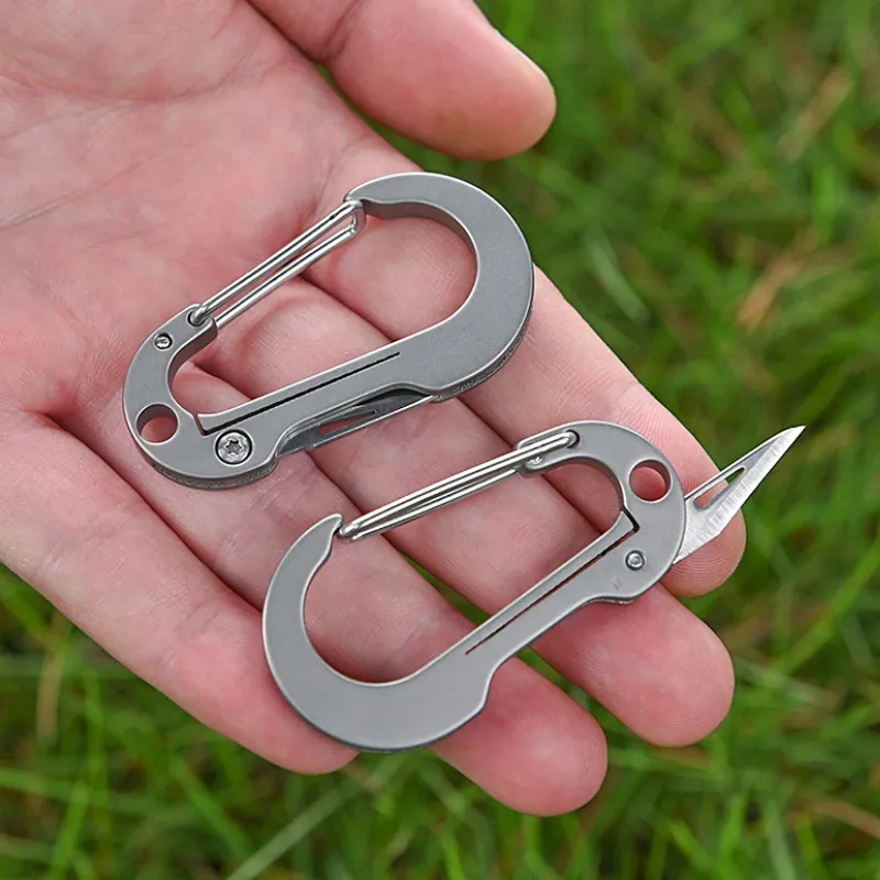 Titanium Alloy Multi-webmaster tools Keychain Knife - Mini EDC Portable ...