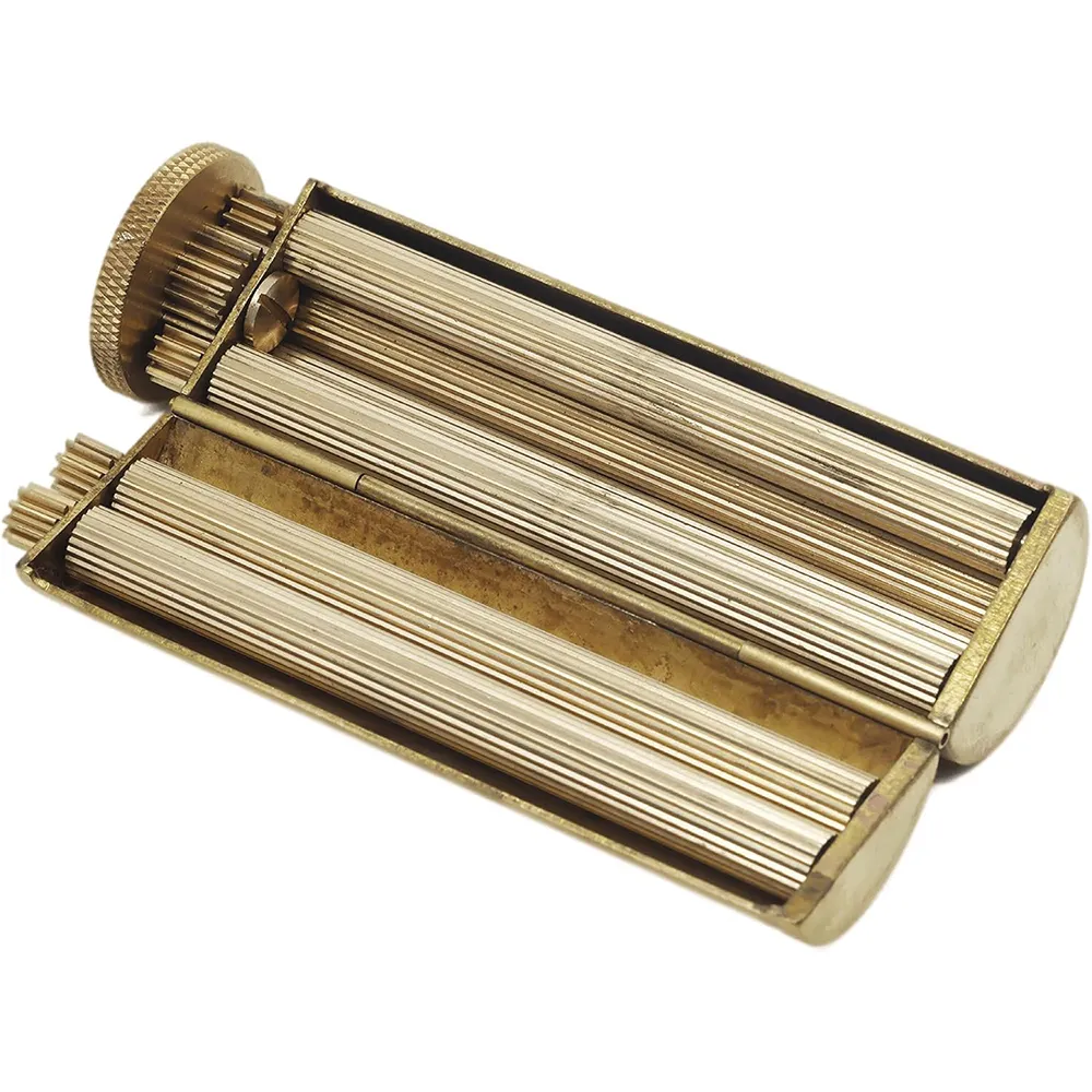 Solid Brass Cigarette Rolling Machine Smoke Manual Tobacco Roller ...