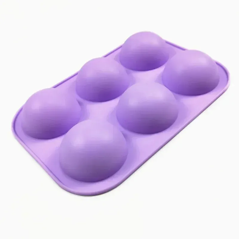 3D Silicone Half-Sphere Molds for Baking Mousse, Pudding, Chocolate ...