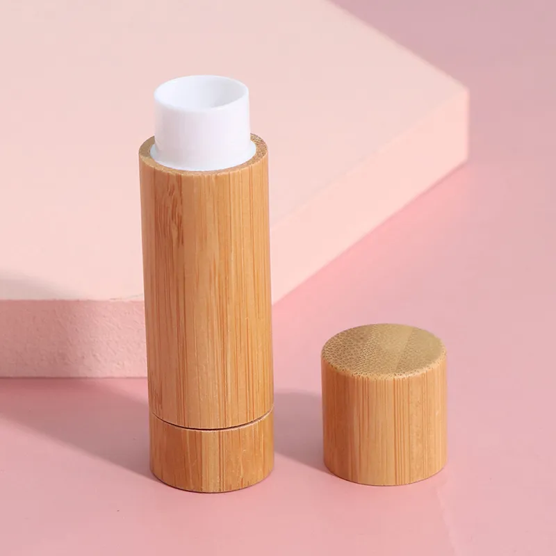 Natural Bamboo Lipstick Tube: Eco-Friendly DIY Cosmetic Container for ...
