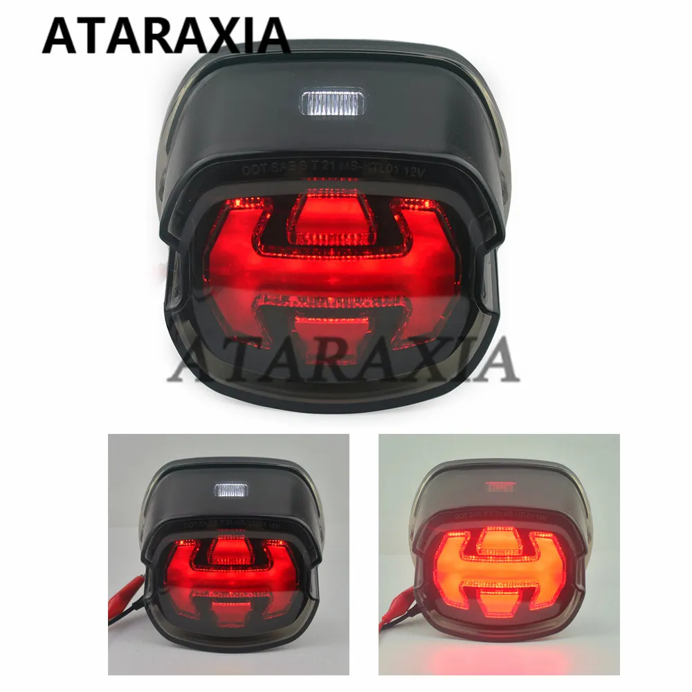 Motorcycle licence plate finder Light with Brake, Turn Signal, and Lay ...