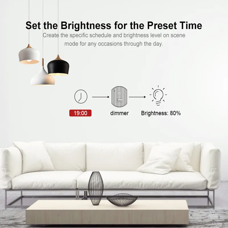 DHgate.com:2024Smart Wi-Fi Dimmer Switch - Voice Control Light Dimmer ...