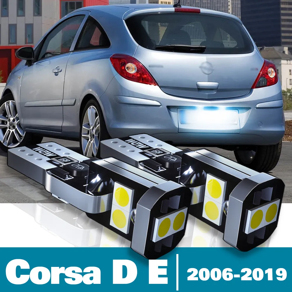 Opel Corsa D ELED License Plate Lights 2006-2019 Upgrade Bulbs from ...