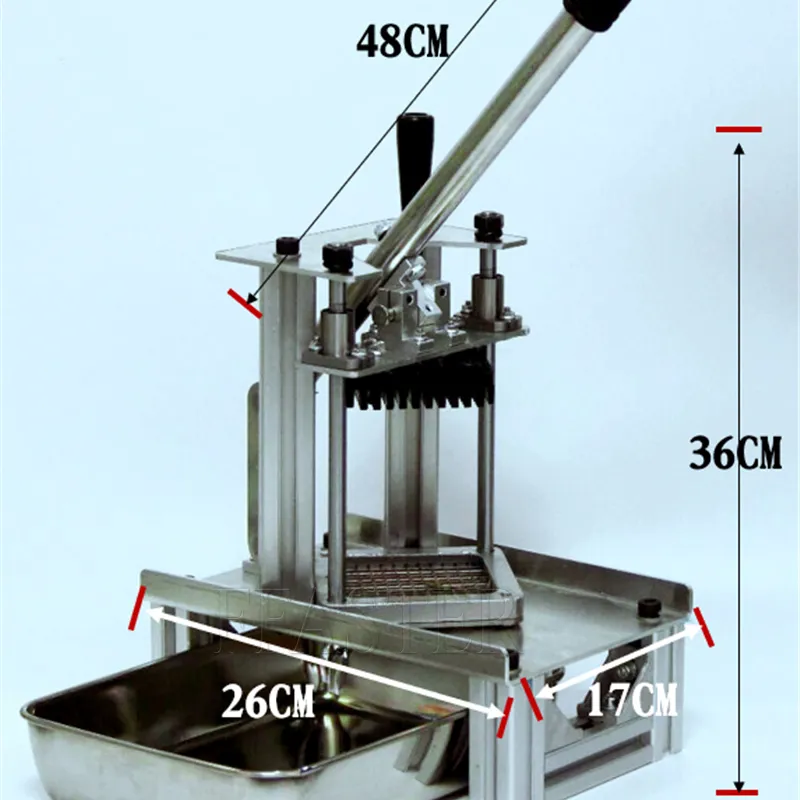 Hand Pressure Manual Potato Strips Cutter Yard Spray For Perfectly Cut ...