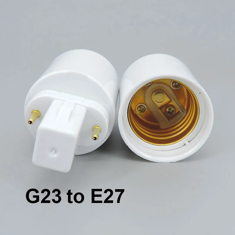 LED AC G23 G24 To E27 Bulb Adapter Socket Halogen/CFL Light E27 Lamp Holder Base Converter 2pin ...