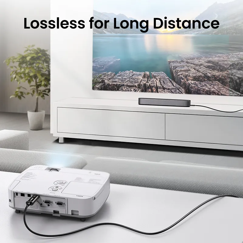 UGREEN 8K HDMI Fiber Optic cable television with Dynamic HDR, 48Gbps ...