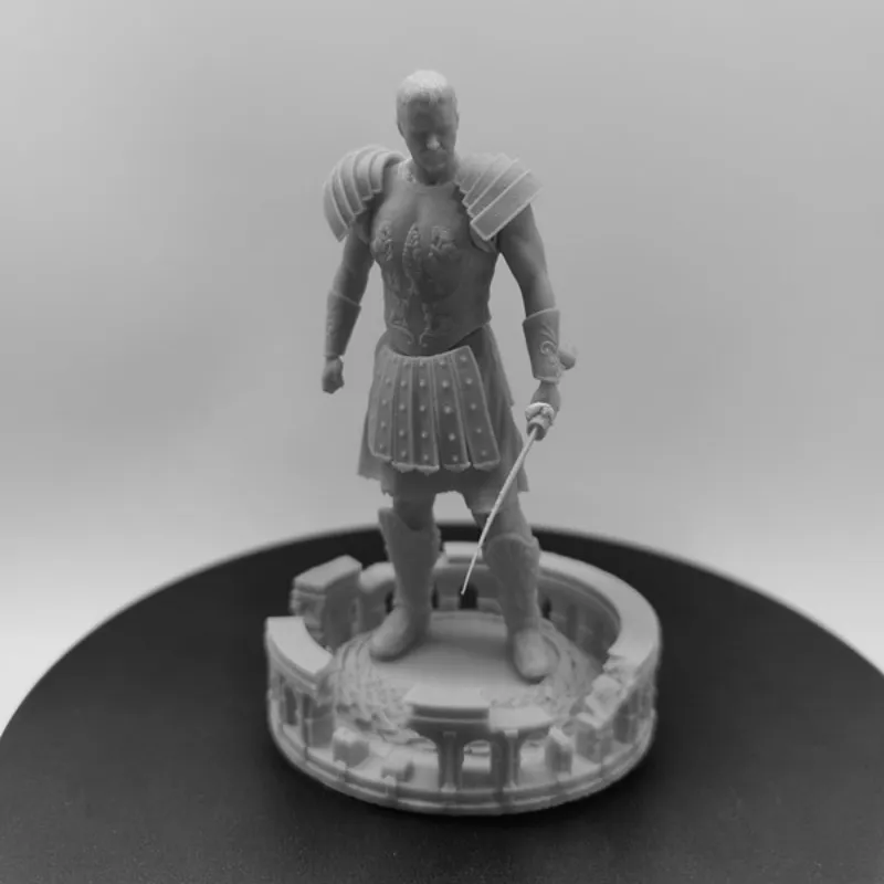 Unassembled DIY Gladiator Resin Figure Model Kit - 1/24 Scale 85mm ...
