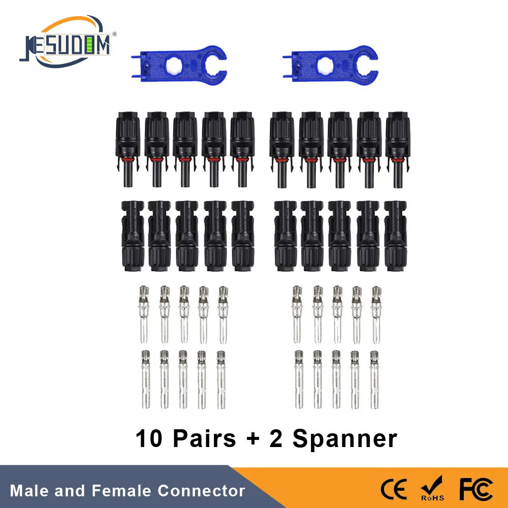 1000V 30A IP65 Solar Panel Connectors For 2.5/4/6mm2 Cables ...