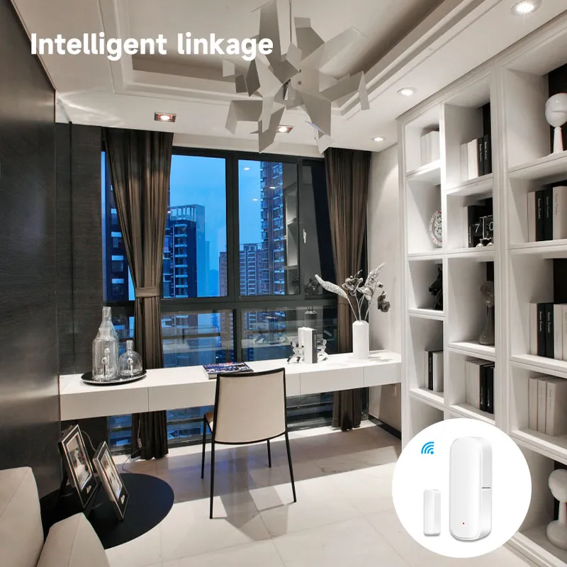 WiFi Door Window Sensor: Smart Home Security With Magnetic Contact ...