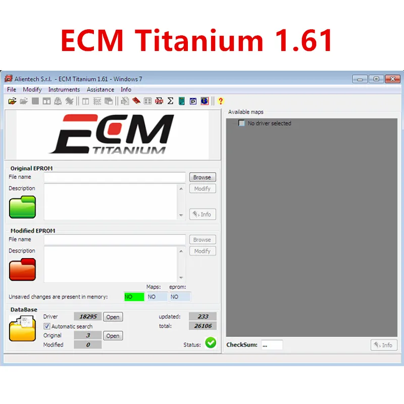 DHgate.com:ECM TITANIUM 1.61 with 18259+ ECM 26000 Drivers for ECU Tool:Automobiles & Motorcycles