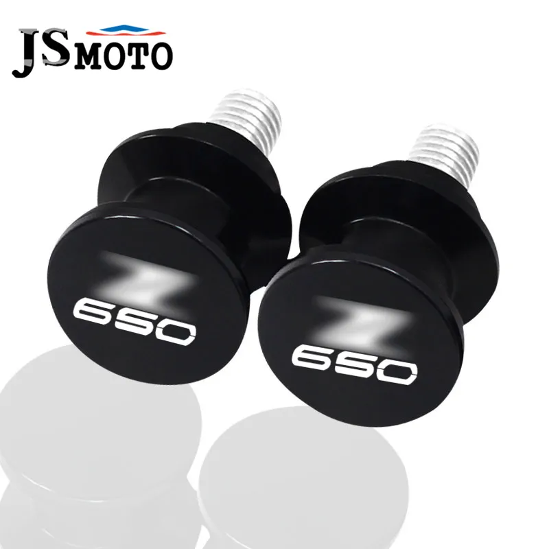 CNC Aluminum Swingarm Spools Stand Screws Slider for Kawasaki Z650 Z750 ...