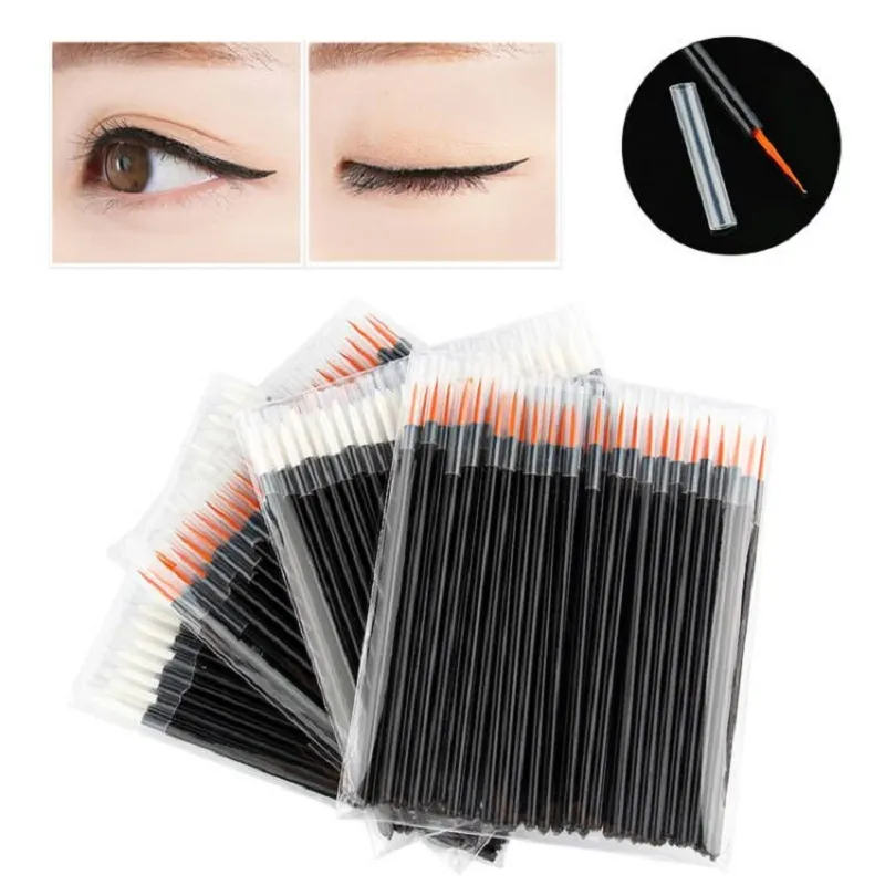 DHgate.com:50/100 Disposable Eyeliner Brushes, Precision Eyeline Wand ...