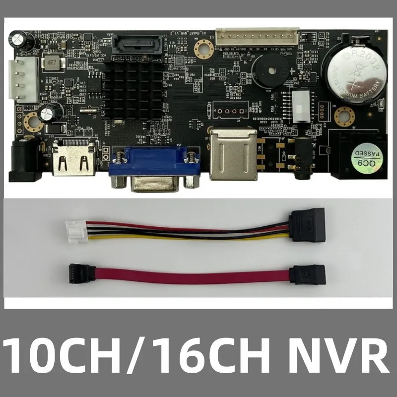 4K H.265/H.264 NVR IVR Network Digital Video Recorder Board With SATA ...