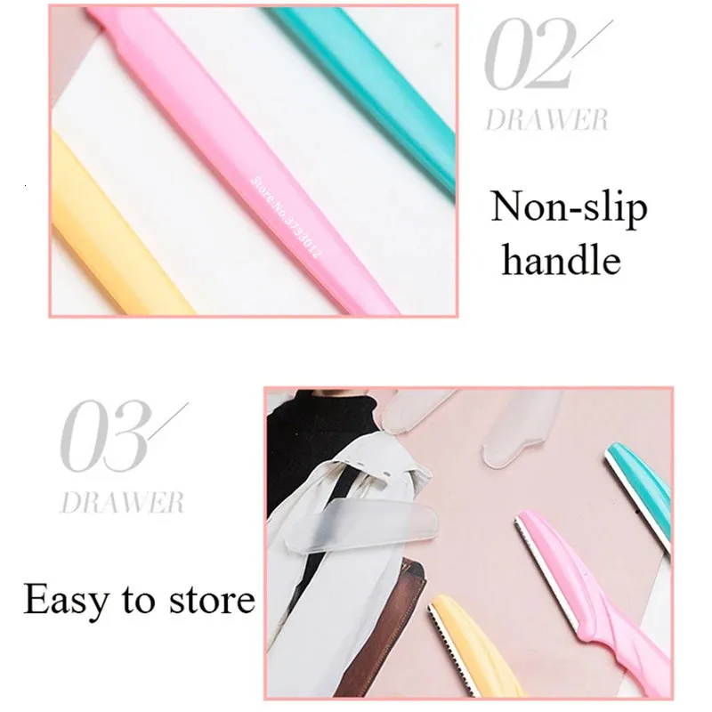 DHgate.com:Safe Anti-scratch Eyebrow Trimming Knife and Razor Set ...