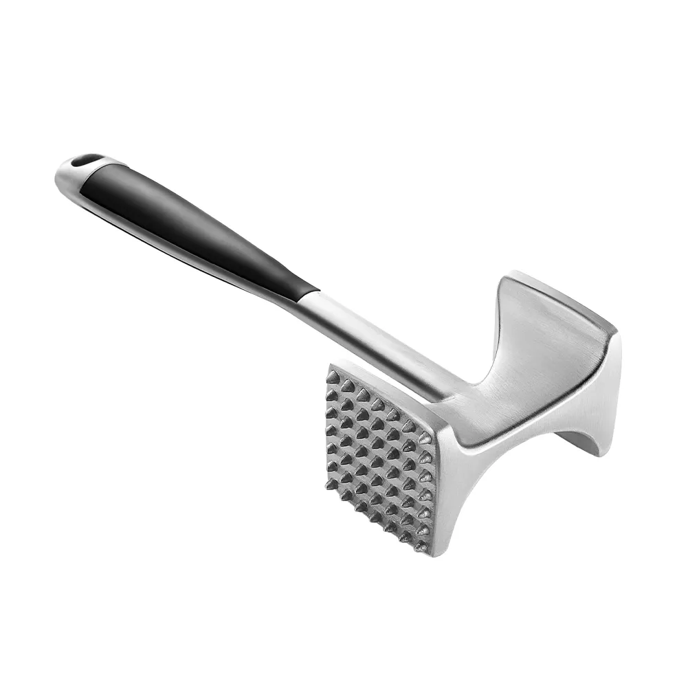 Meat Tenderizer Hammer with Comfortable-Grip Handle, Dual-Side ...