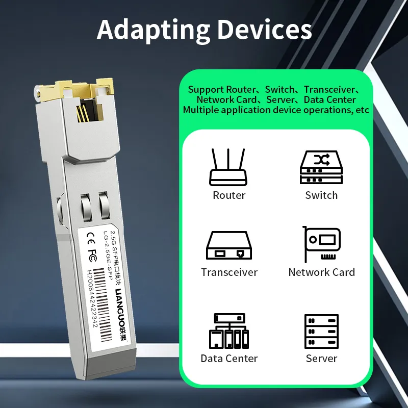 DHgate.com:10G SFP+ to RJ45 Copper Module: Gigabit Ethernet Optical ...